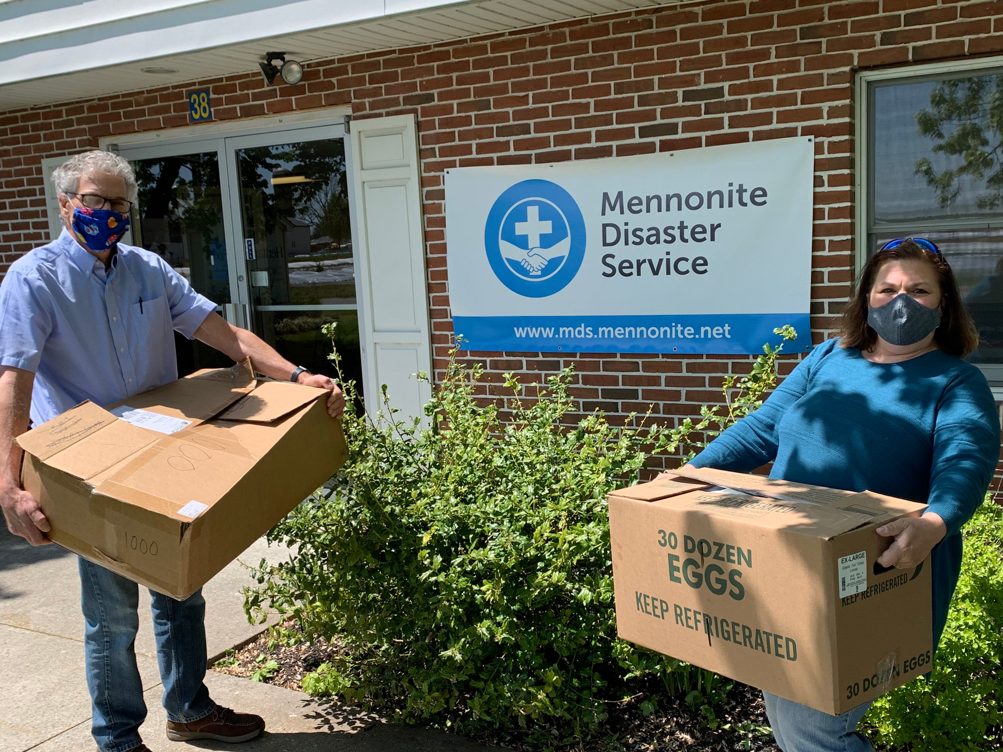 Mennonite Disaster Service Provides Masks for Catholic Charities ...