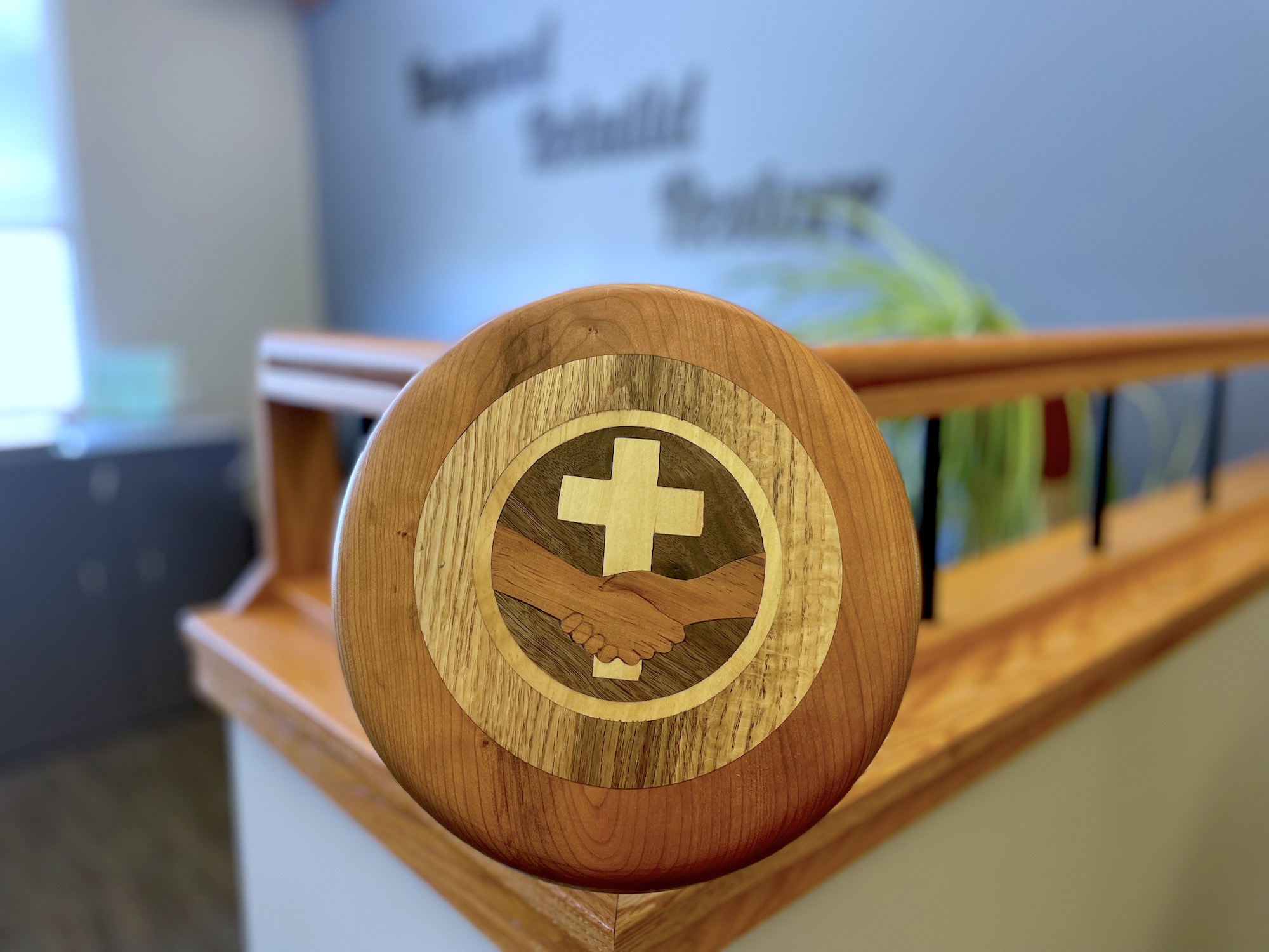 Flood damaged wood is transformed in expression of thanks to MDS ...